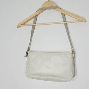 Leco | Bags | Leco White Faux Leather Shoulder Bag Retro Vintage 8s 90s ...